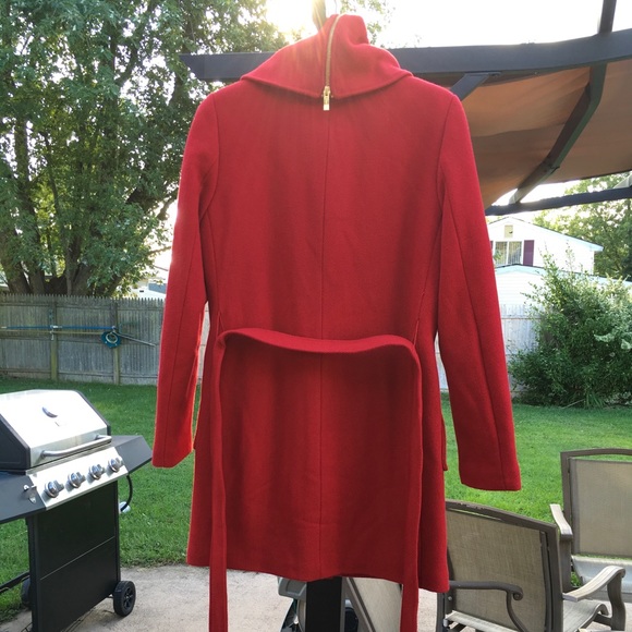 Calvin Klein | Jackets & Coats | Calvin Klein Perfect Red Deep Pockets ...